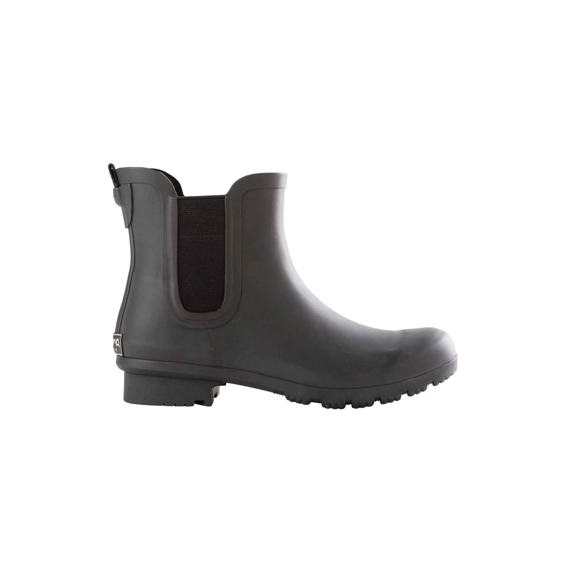 Roma Chelsea Matte Charcoal Women's Rain Boots - Devon Shoes